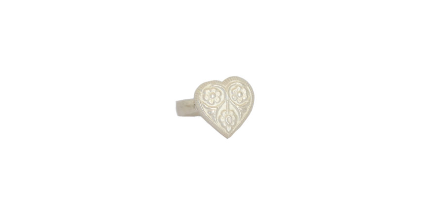 Love Heart Silver Ring – PeaceMaker Design